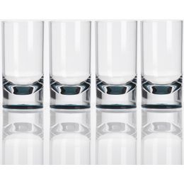 Flamefield Trinkgl&auml;ser Slim Jim 4er Pack 290 ml Smokey Grey - Gl&auml;ser