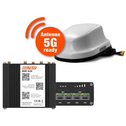 Selfsat 4G Cat 6 WLAN Router MWR 4540 inkl. 5G Antenne bis 300 Mbps weiß - Router