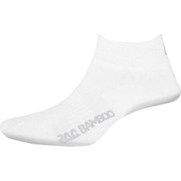 P.A.C. P.A.C Bamboo Quarter Unisex Socken wei&szlig; 39-42 - Socken von PAC
