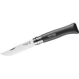 Opinel N&deg;08 Taschenmesser Klingenl&auml;nge 8,5 cm schwarz - Campingbesteck