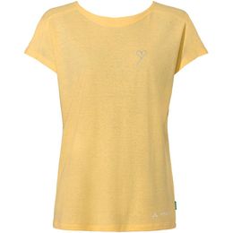 Vaude Neyland Damen T-Shirt gelb 38 - Damenshirts, -blusen & -pullover