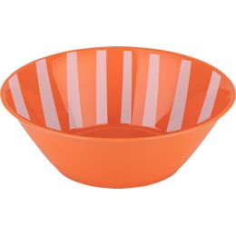 Koziol Schale Nora Bowl M 700 ml Stripes strong coral - Schüsseln & Schalen
