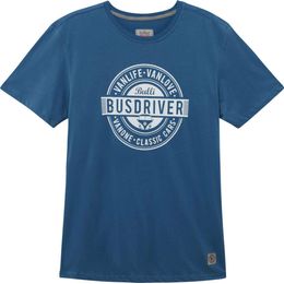Van One Busdriver Herren T-Shirt blau XL - Herrenshirts, -hemden & -pullover von Van One CLASSIC CARS