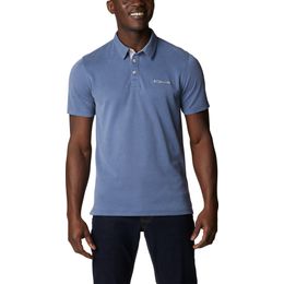 Columbia Nelson Point Herren Poloshirt dunkelblau M - Herrenshirts, -hemden & -pullover