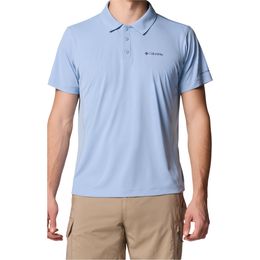 Columbia Zero Rules Herrenpolo hellblau L - Herrenshirts, -hemden & -pullover