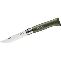 Opinel N°08 Taschenmesser Klingenlänge 8,5 cm khaki - Campingbesteck