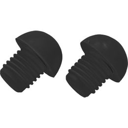 Berger Ersatz-Kunststoffkappen f&uuml;r St&uuml;hle im 2er Set schwarz 22 mm - Ersatzteile Berger Campingst&uuml;hle