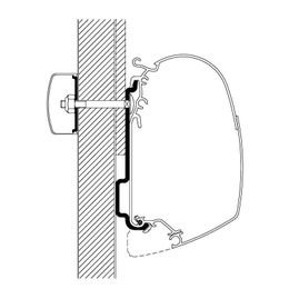 Thule Markisenadapter Challenger Eden und Chausson Allegro ab 2010 3,5m - Markisenadapter