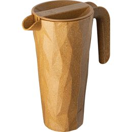 Koziol Club Pitcher Superglas Kanne mit Deckel 1,5 Liter nature wood - Gew&uuml;rzstreuer & Fl&uuml;ssigkeitsspender