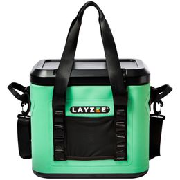 Layzee passive Kühlbox mit Magnetdeckel 13 Liter sizzling lagoon - Passive Kühlboxen