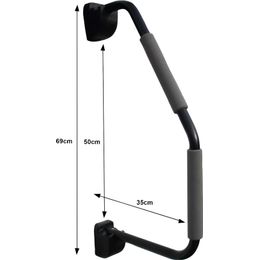 Milenco Safety Hand Rail XL Black - Vorh&auml;ngeschl&ouml;sser & Verriegelungen