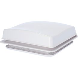 Berger Turbo Vent Dachhaube mit Ventilator und Moskitonetz 28 x 28 cm 12 V wei&szlig; - Dachhauben