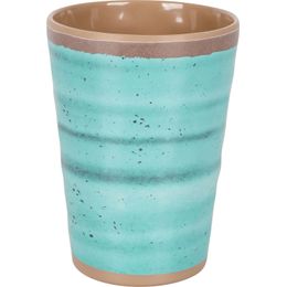 Bo-Camp Melamin Becher Set 4 teilig hellblau/braun - Becher & Tassen