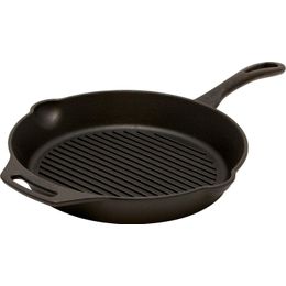 Petromax GP30 Gusseisen Grill-Feuerpfanne mit Stiel 30 cm - Camping Pfannen & Woks
