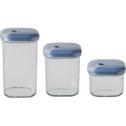 Omada Vorratsdose 3er Set blau - Lebensmittelbehälter / Vorratsdosen