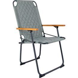 Bo-Camp Jefferson XL Industrial Klappstuhl mit Bambus-Armlehnen gr&uuml;n - Klappst&uuml;hle