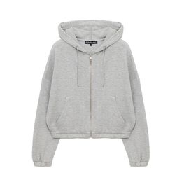 No Matter What Zip-Up Hoodie female Grey size S