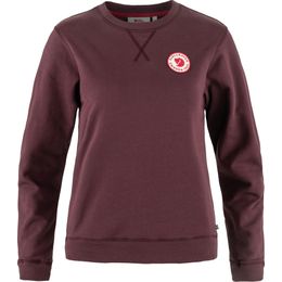 Fj&auml;llr&auml;ven Fj&auml;llr&auml;ven Logo Badge Damensweater dunkelrot L - Damenshirts, -blusen & -pullover