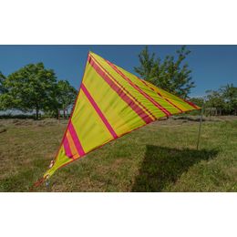 Bent Zip-Canvas Sonnensegel Karibik Design Limette gestreift - Pavillons & Tarps