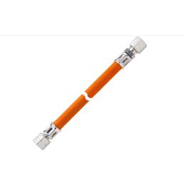 GOK Mitteldruckschlauchleitung Gas &Uuml;berwurfmutter G 1/4 LH auf G 1/4 LH Gummi 1000 mm - Gasregler & Gasschl&auml;uche