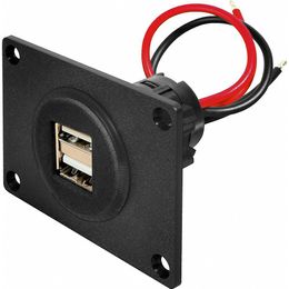 USB Einbausteckdose - 12 / 24 V Einbausteckdosen von Procar