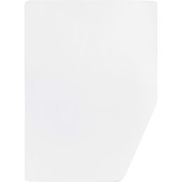 Walra Spannbetttuch Jersey stretch Multifit Wei&szlig; f&uuml;r Franz&ouml;sisches Bett rechte Ecke - Spannbettt&uuml;cher & Bettw&auml;sche