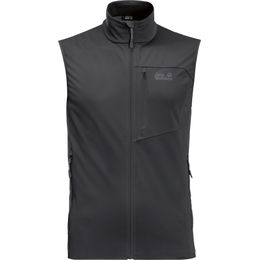 Jack Wolfskin Highest Peak Herren Softshellweste black schwarz M - Herrenjacken