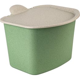 Koziol Abfall Beh&auml;lter Bibo Bio nature leaf green - Abfallbeh&auml;lter