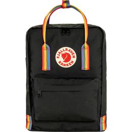 Fj&auml;llr&auml;ven Fj&auml;llr&auml;ven Kanken Rainbow Rucksack 16 Volumen Black-Rainbow Pattern - Tagesrucks&auml;cke & Wanderrucks&auml;cke