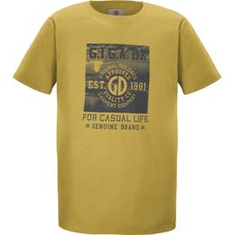 Killtec GS 2 Gots Herren T-Shirt gelb M - Herrenshirts, -hemden & -pullover