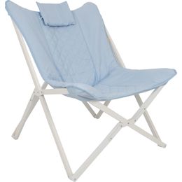 Bo-Camp Pastel Gordes L Relaxsessel blau - Relaxsessel