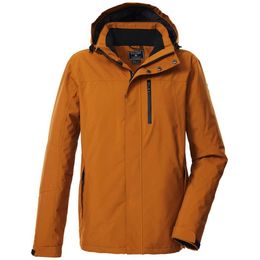 Killtec KOW 90 Herren Funktionsjacke mit abzippbarer Kapuze orange L - Herrenjacken