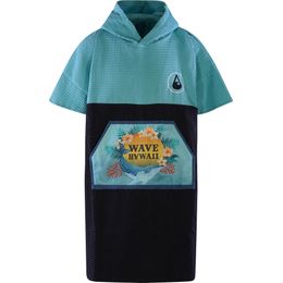 Wave Hawaii Pahoa Travel Poncho L-XL hellblau L-XL - Damenshirts, -blusen & -pullover