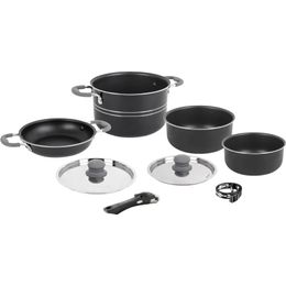 Brunner Topfset Flavor 7+1 teilig inklusive Befestigungsgurt &Oslash; 22 cm - Kochgeschirr-Sets
