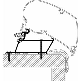 Thule Markisenadapter Malibu Roof 4,0 m - Markisenadapter