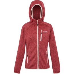 Regatta Newhill II Damen Fleecejacke mit Kapuze rot 40 - Damenjacken
