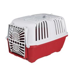 Jollypaw Transportbox Gr&ouml;&szlig;e XS-S rot/hellgrau - Hundetransportboxen und Autoschutz