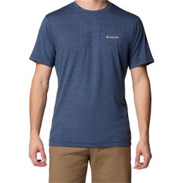 Columbia Kwick Hike Herren T-Shirt dunkelblau M - Herrenshirts, -hemden & -pullover