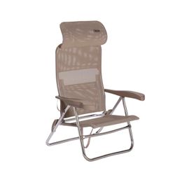 Crespo AL-205 Compact Beach Chair Strandstuhl beige - Strandst&uuml;hle