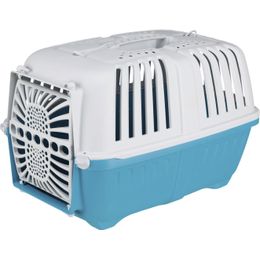 Jollypaw Transportbox Gr&ouml;&szlig;e XS blau/hellgrau - Hundetransportboxen und Autoschutz