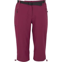 Regatta Women&rsquo;s Xert Stretch Capri Light Damen Caprihose dunkelrot 40 - Damenhosen, -r&ouml;cke & -kleider
