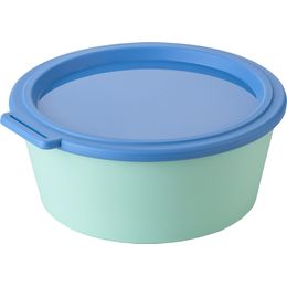 Koziol Schale mit Deckel Nora Box 1,3 Liter sweet green/strong blue - Sch&uuml;sseln & Schalen