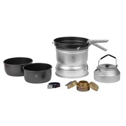 Trangia Trangiak&ouml;k 25-6 UL Campingkochset 4- teilig mit Spiritusbrenner Set 9 - Spirituskocher