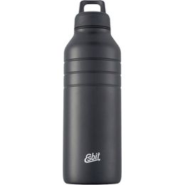 Esbit Majoris Edelstahl Trinkflasche schwarz 1000 ml - Trinkflaschen