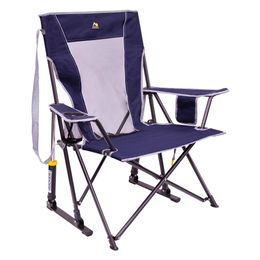 GCI Comfort Pro Rocker faltbarer Campingstuhl mit Schaukelfunktion Indigo Blue - Faltst&uuml;hle