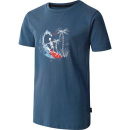 Dare2b Trailblazer II Kinder T-Shirt dunkelblau 116 - Kinder T-Shirts & -hemden von Dare 2b