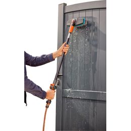 Gardena Cleansystem Wasch-Set mit Stiel soft - B&uuml;rsten, Schw&auml;mme, T&uuml;cher