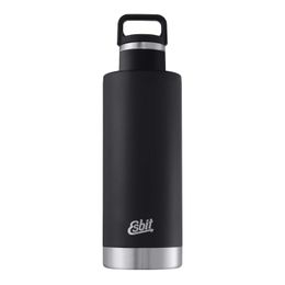 Esbit Sculptor Edelstahl Isolierflasche 1000 ml schwarz - Isolierflaschen & Isobeh&auml;lter