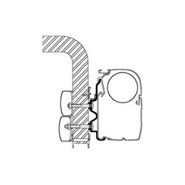 Thule Hymer Markisen-Adapter 2016 3,0m - Markisenadapter