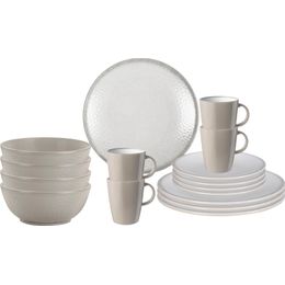 Brunner Lunch Box Geschirr-Set 16-tlg. amand&egrave; f&uuml;r 4 Personen - Kunststoff und Melamin Geschirr-Sets